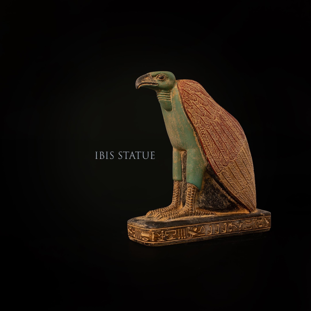 Rare Ancient Egyptian Antiquities Ibis Statue (god Thoth) Pharaonic ...