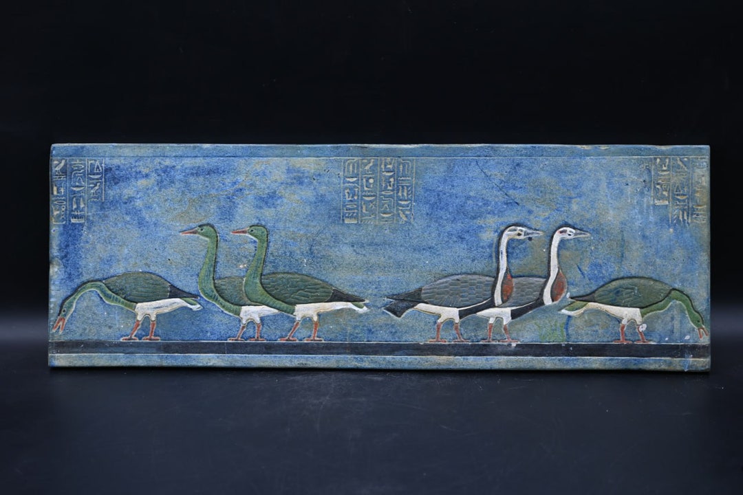 Handmade Meidum Geese Wall Art: Egyptian Antique Painting - Etsy