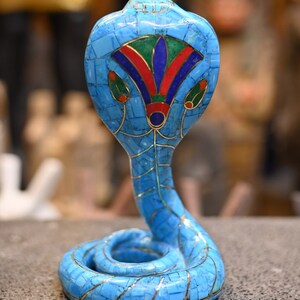 Unique Uraeus Cobra Snake Statue,one of the Most Important Protection ...