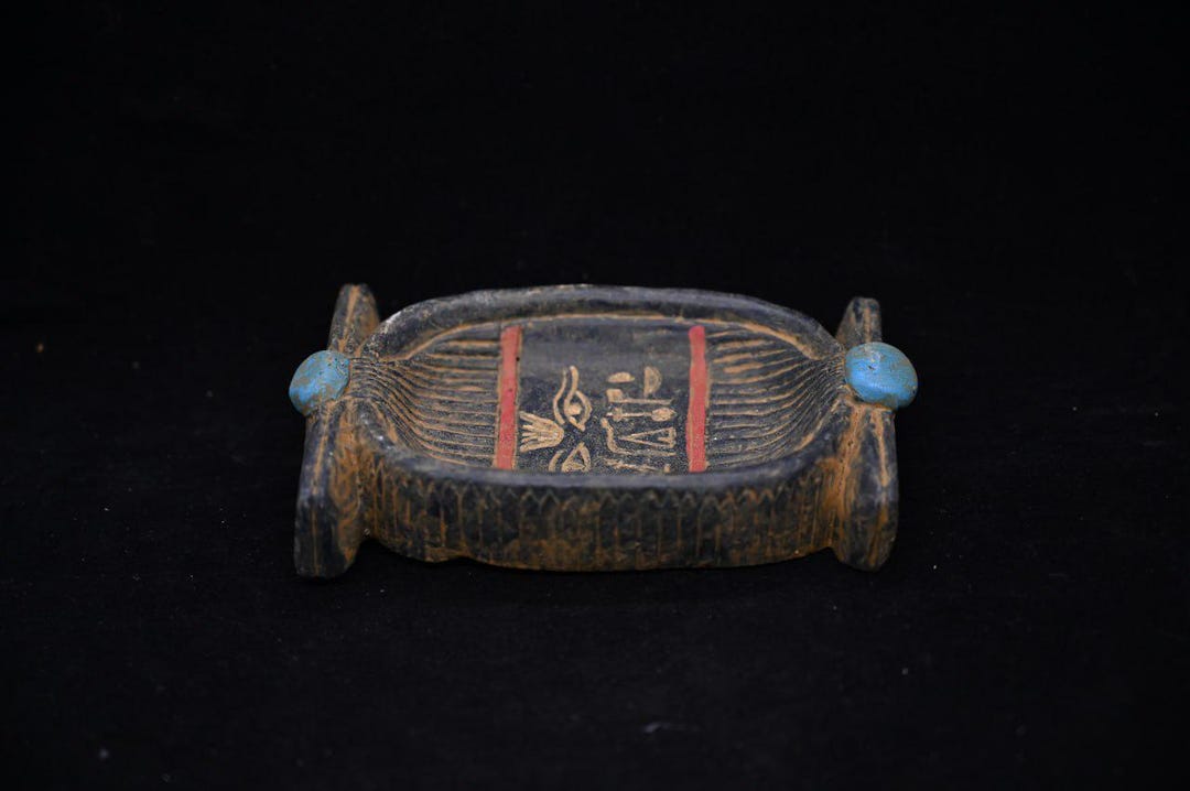 Handmade Egyptian Stone Statue: Antique Pharaonic Decor - Etsy