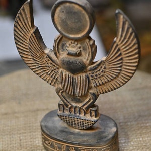Beautiful Scarab Open Wings -symbol of Good Luck Egyptian Hand Made ...