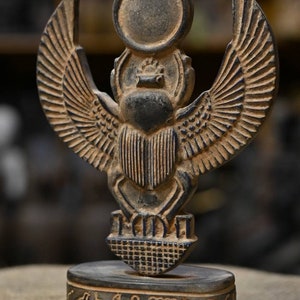 Beautiful Scarab Open Wings -symbol of Good Luck Egyptian Hand Made ...