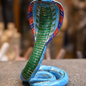 Unique Uraeus Cobra Snake Statue,one of the Most Important Protection ...