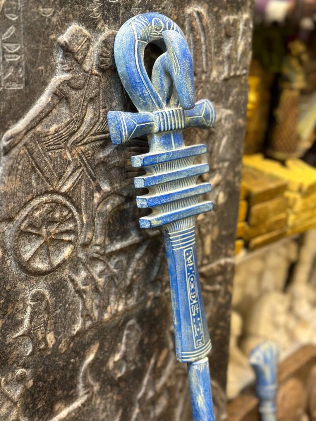 Antique Was Stick-scepter-symbol of Strength, Sovereignty,stability,the ...