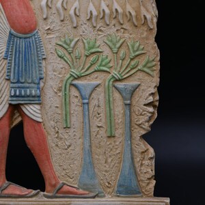 Akhenaten and His Family Painting-akhenaten Make Offering to Sun God ...