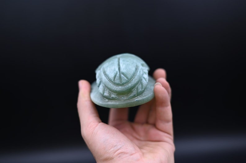 Alabaster Scarab Beetle: Egyptian Good Luck Amulet - Etsy
