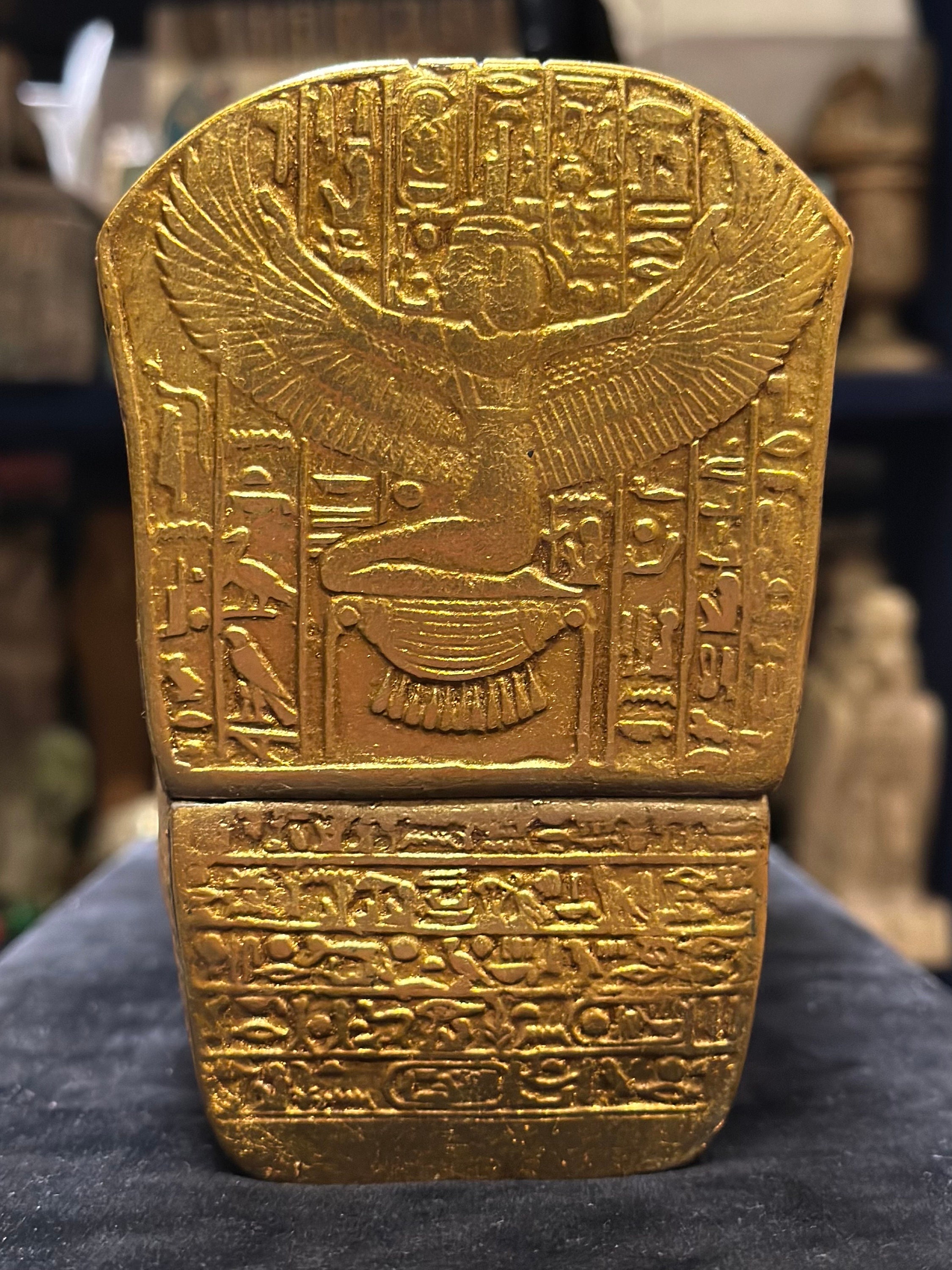 King Tutankhamun Sarcophagus-ancient Egyptian Antiques-handmade-unique ...