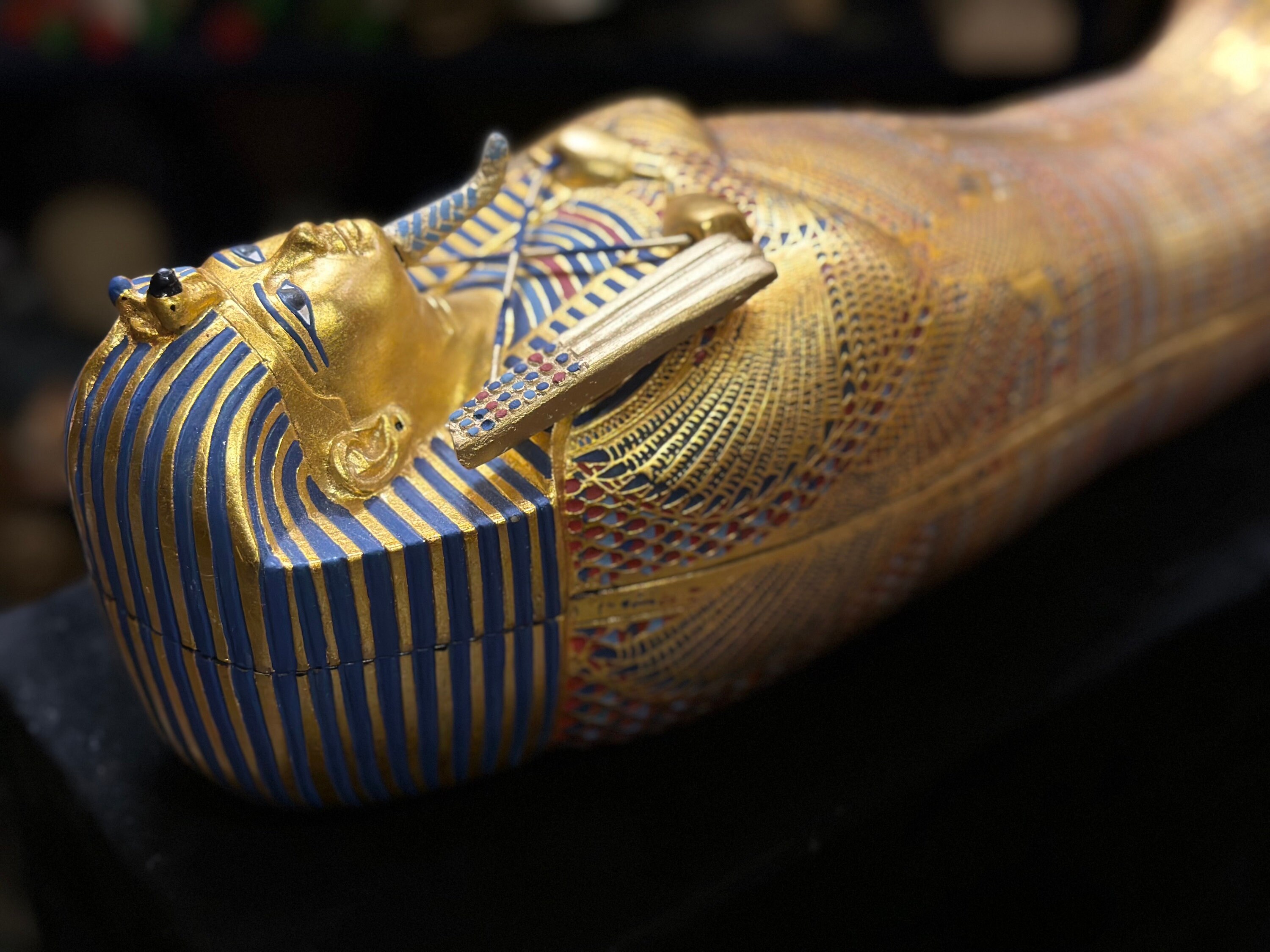 King Tutankhamun Sarcophagus-ancient Egyptian Antiques-handmade-unique ...