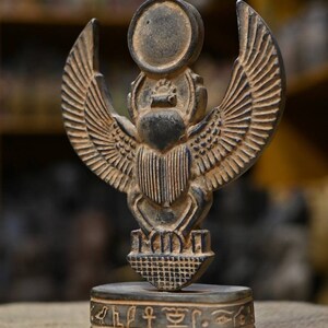 Beautiful Scarab Open Wings -symbol of Good Luck Egyptian Hand Made ...