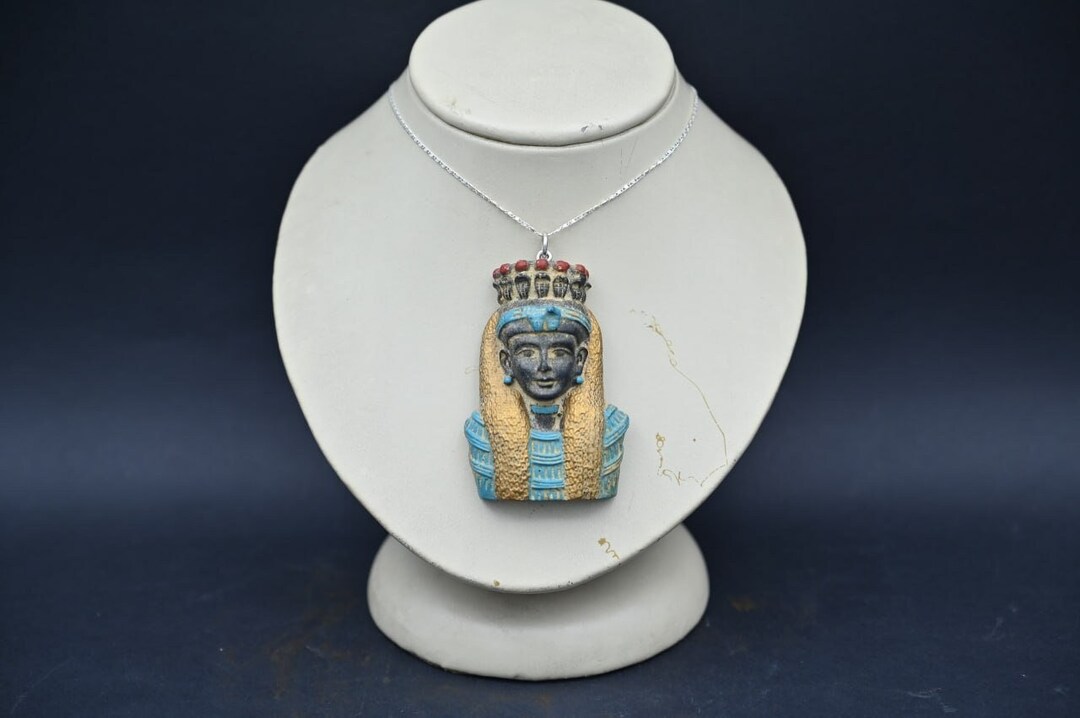 Amulet of Hatshepsut, Made of Stone Queen Hatshepsut, Handmade Egyptian ...