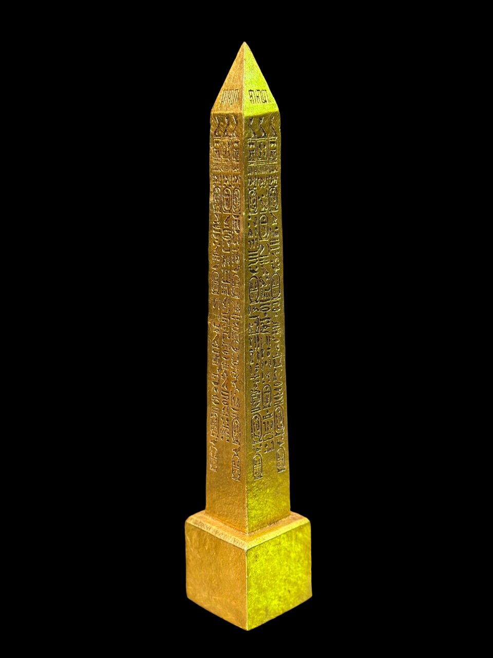 Incredible Golden Obelisk of the Egyptian Ramses ||- Stone-handcrafted ...