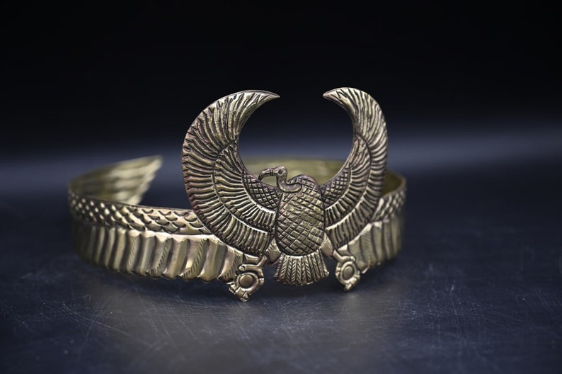 Unique Crown of the Ancient Egyptian Symbol of Good Luck, Protection in ...
