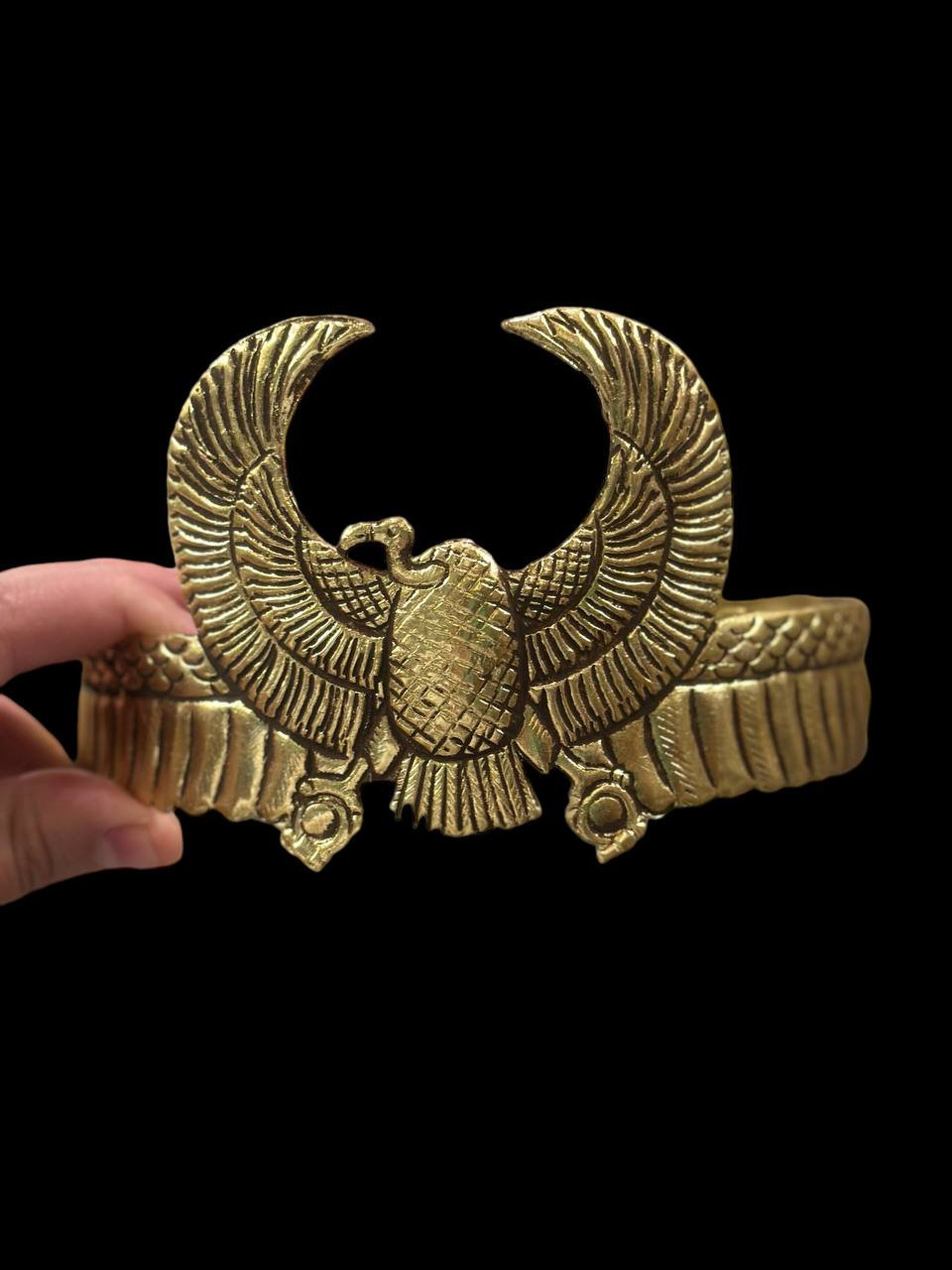 Unique Crown of the Ancient Egyptian Symbol of Good Luck, Protection in ...