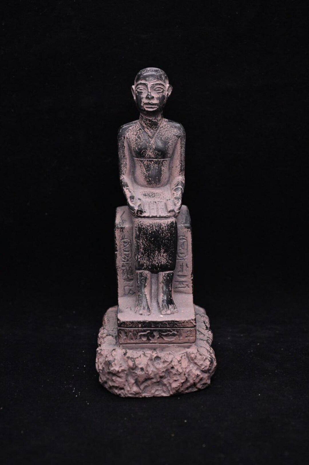 Ancient Egyptian Imhotep Statue: Pharaonic Stone Home Decor - Etsy