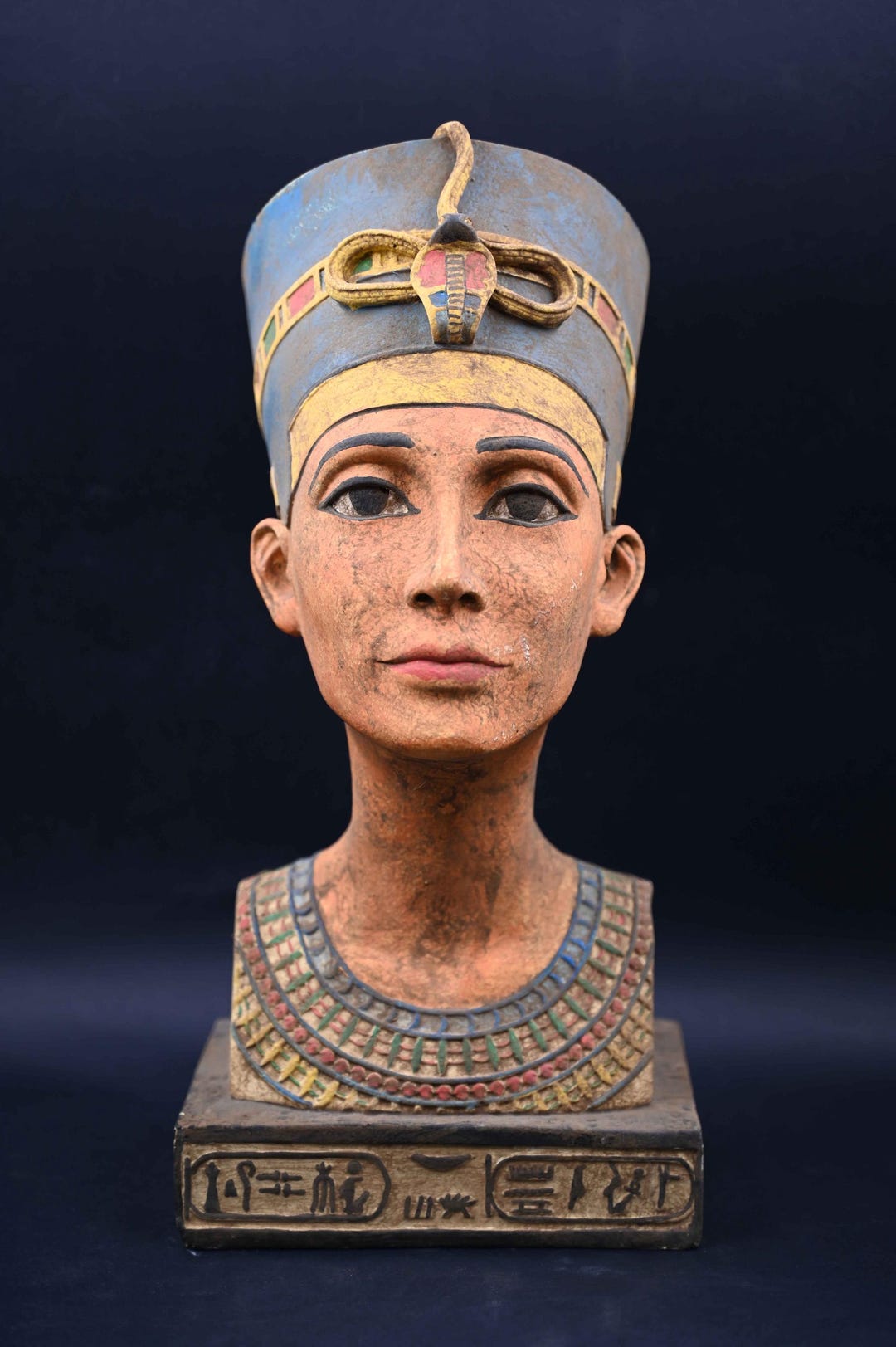 Queen Nefertiti Ancient Egyptian Antiquities Statue Stone Antiques Rare ...