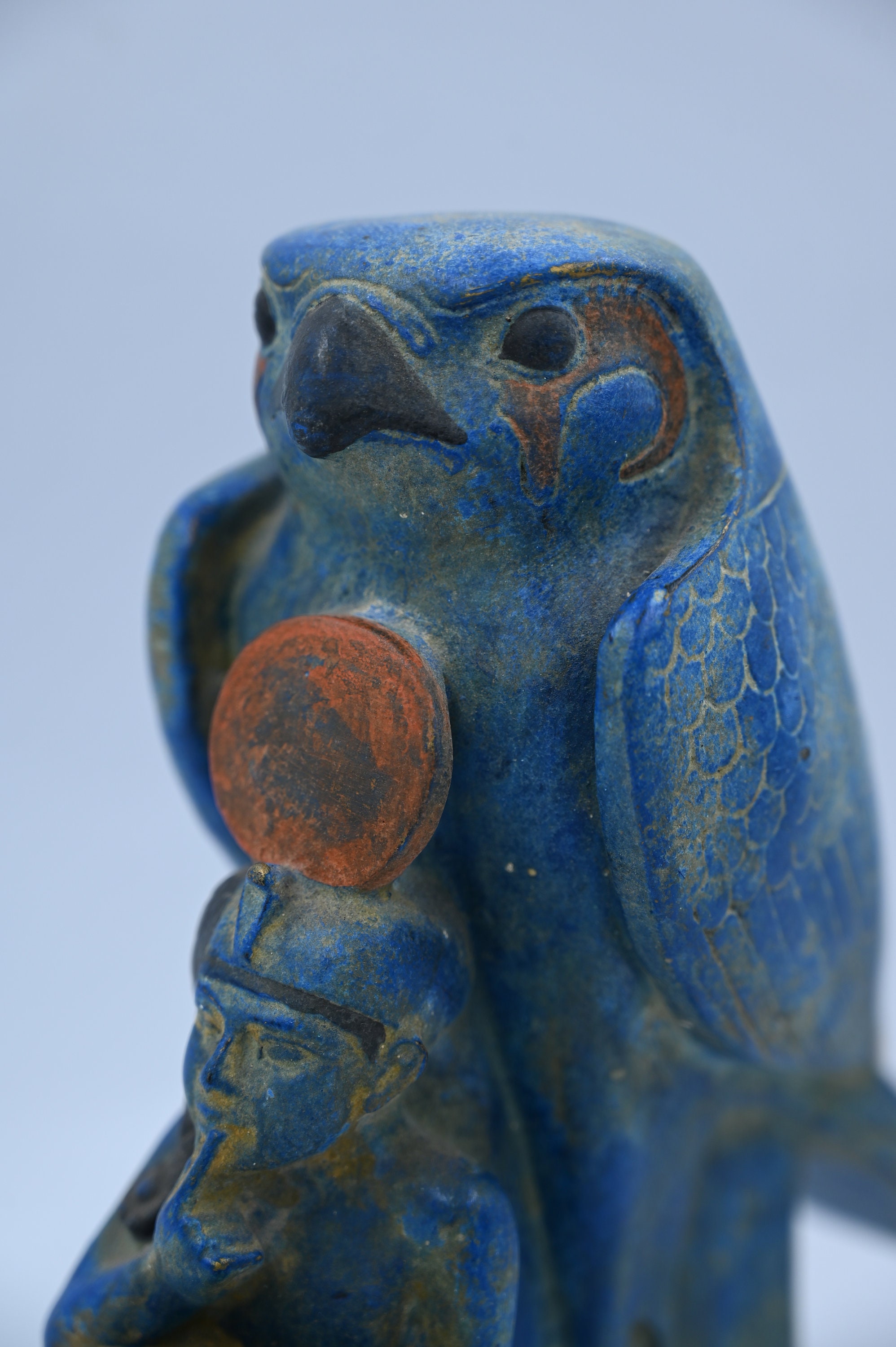 Statue of Ramses II as a Child With God Horus-museum - Etsy
