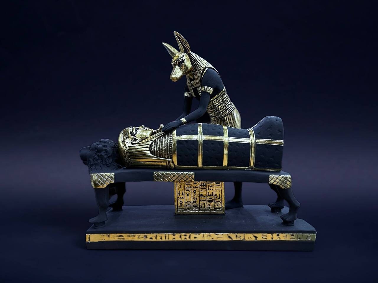 Egyptian Statue of God of Mummification Anubis When He - Etsy
