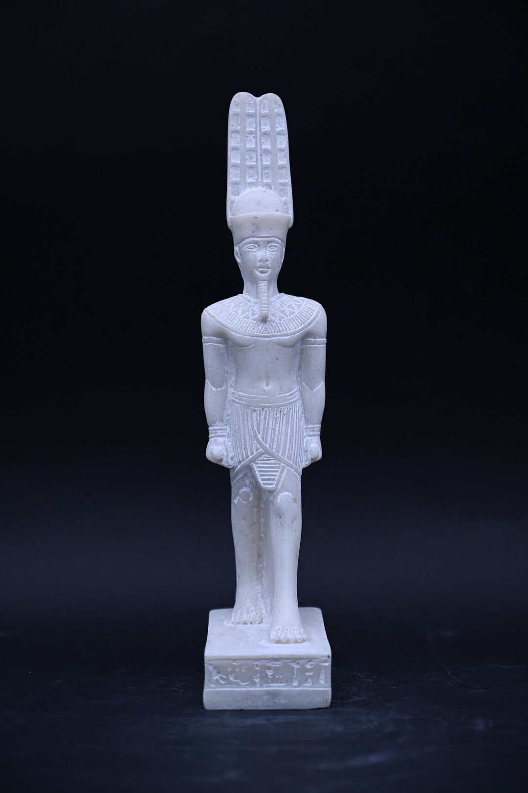 Vintage Amun Ra Statue, Ancient Egyptian Mythology, Gods Deity, Hand Made, Marble Statue, God of ...