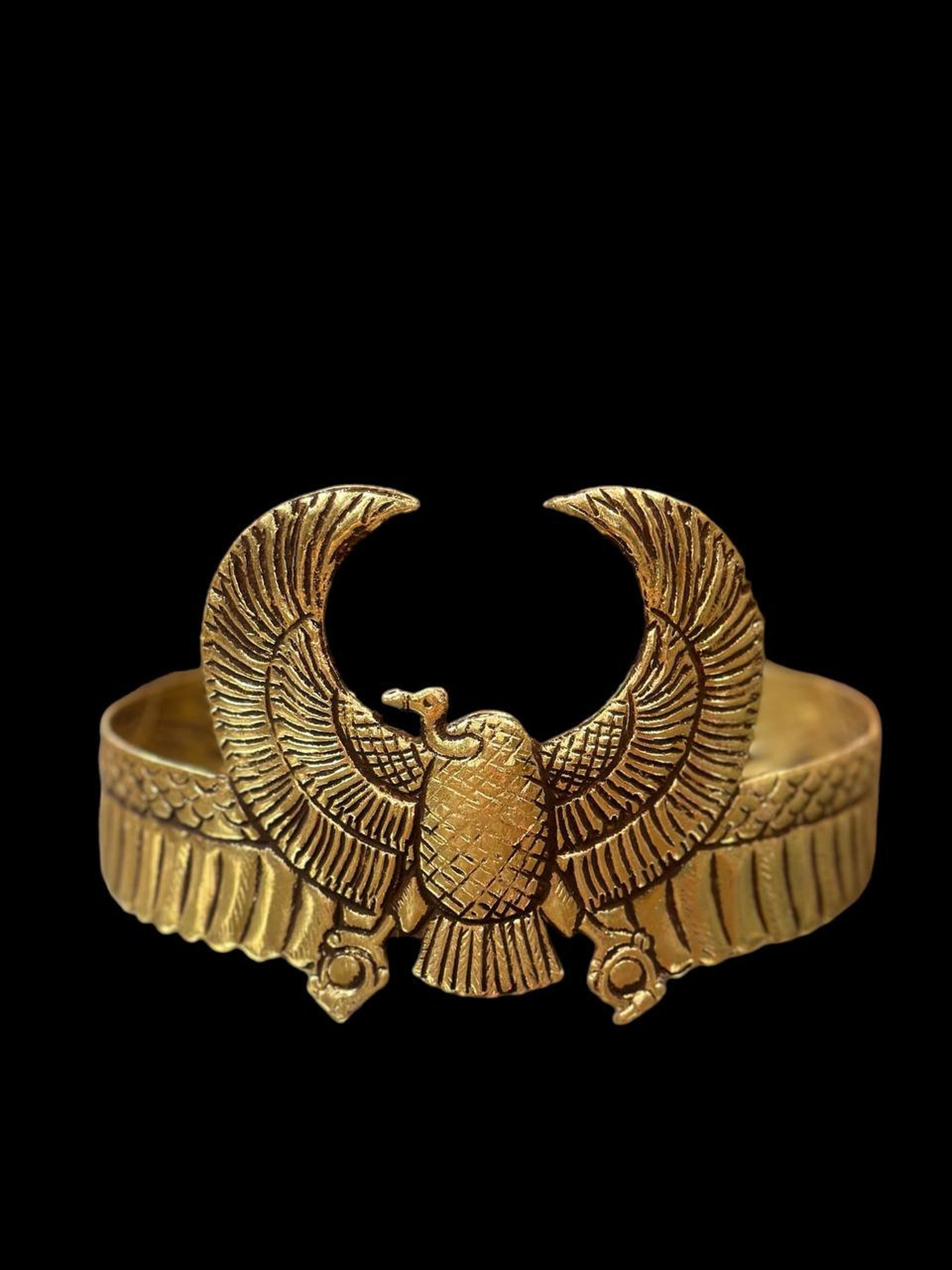 Unique Crown of the Ancient Egyptian Symbol of Good Luck, Protection in ...
