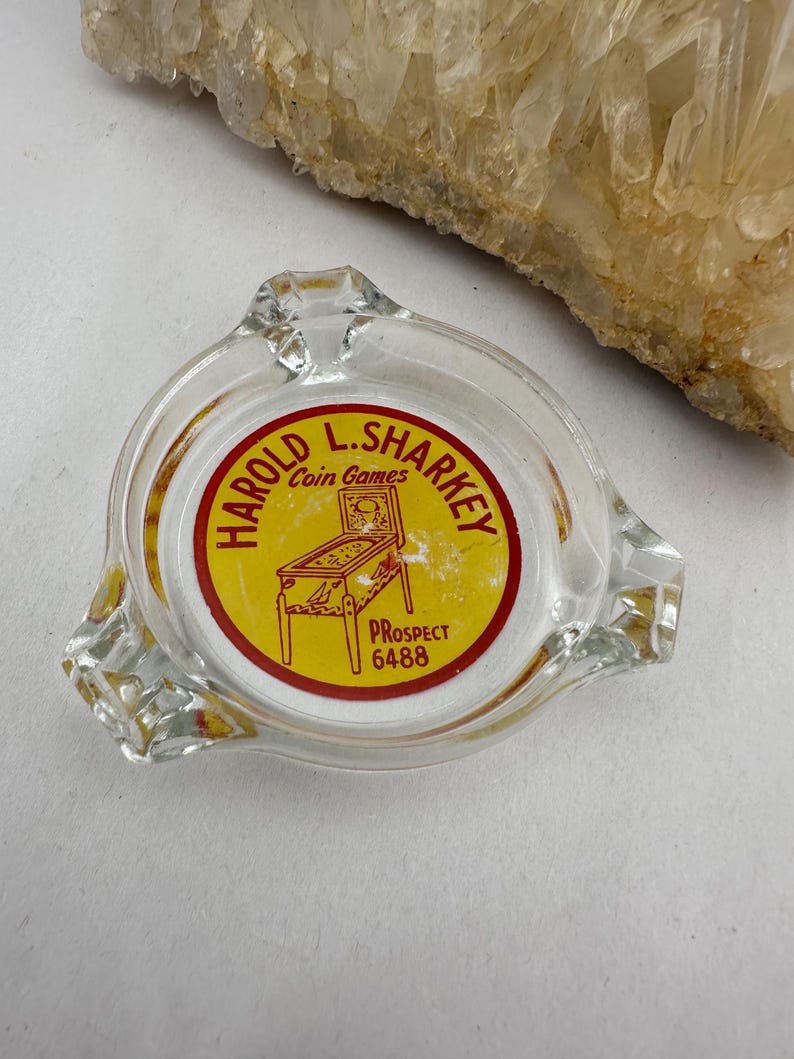 Vintage Harold L. Sharkey Coin Games Advertising Ashtray - Etsy