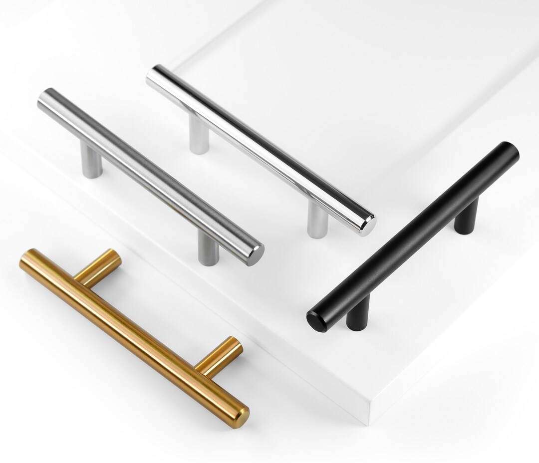 Modern Steel Bar Handle, Euro Bar Pull, Cabinet Handle for Drawer ...