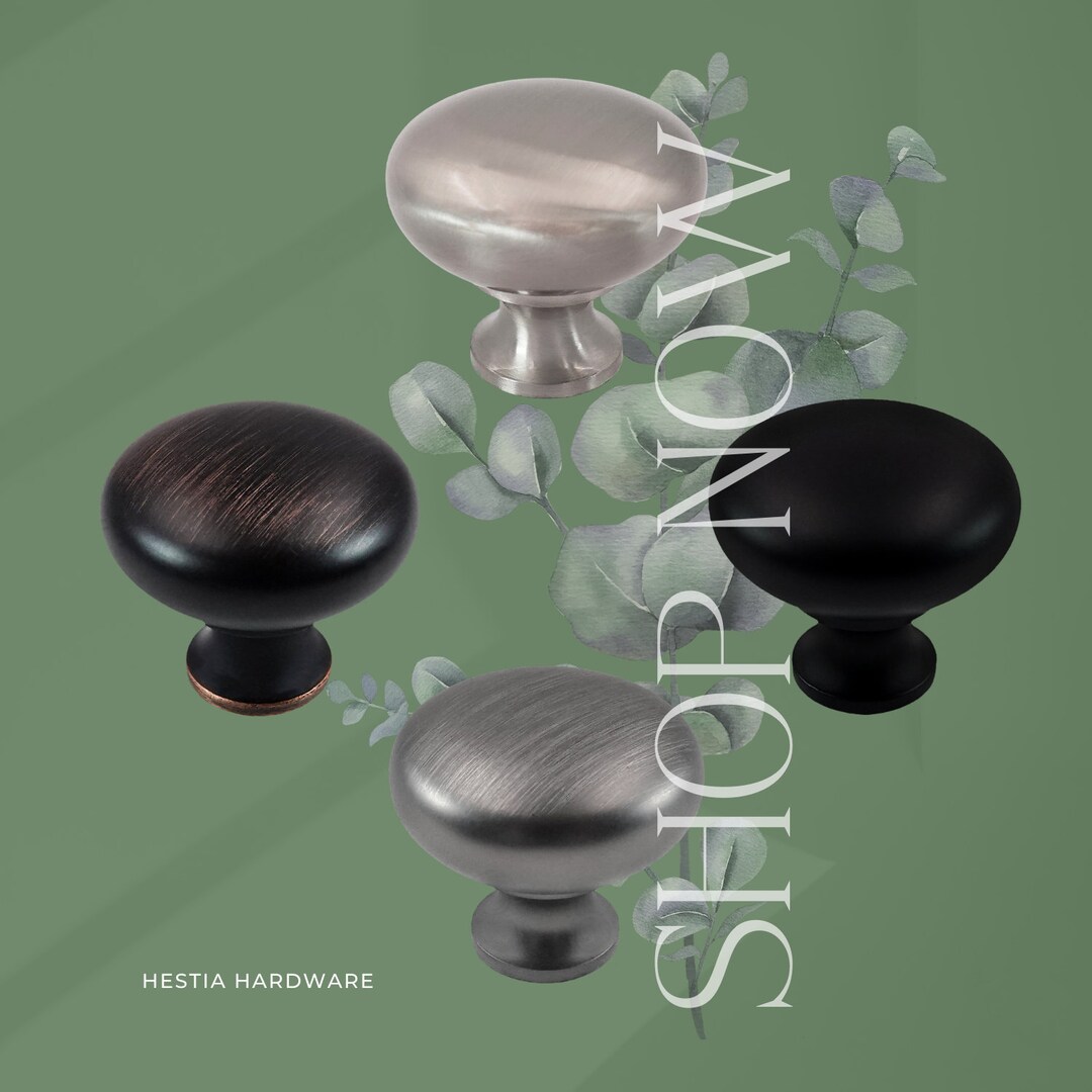 Round Ball Knob Cabinet Knobs Bronze Drawer Pull Dresser Knob Drawer Knob Chrome Silver Brushed ...