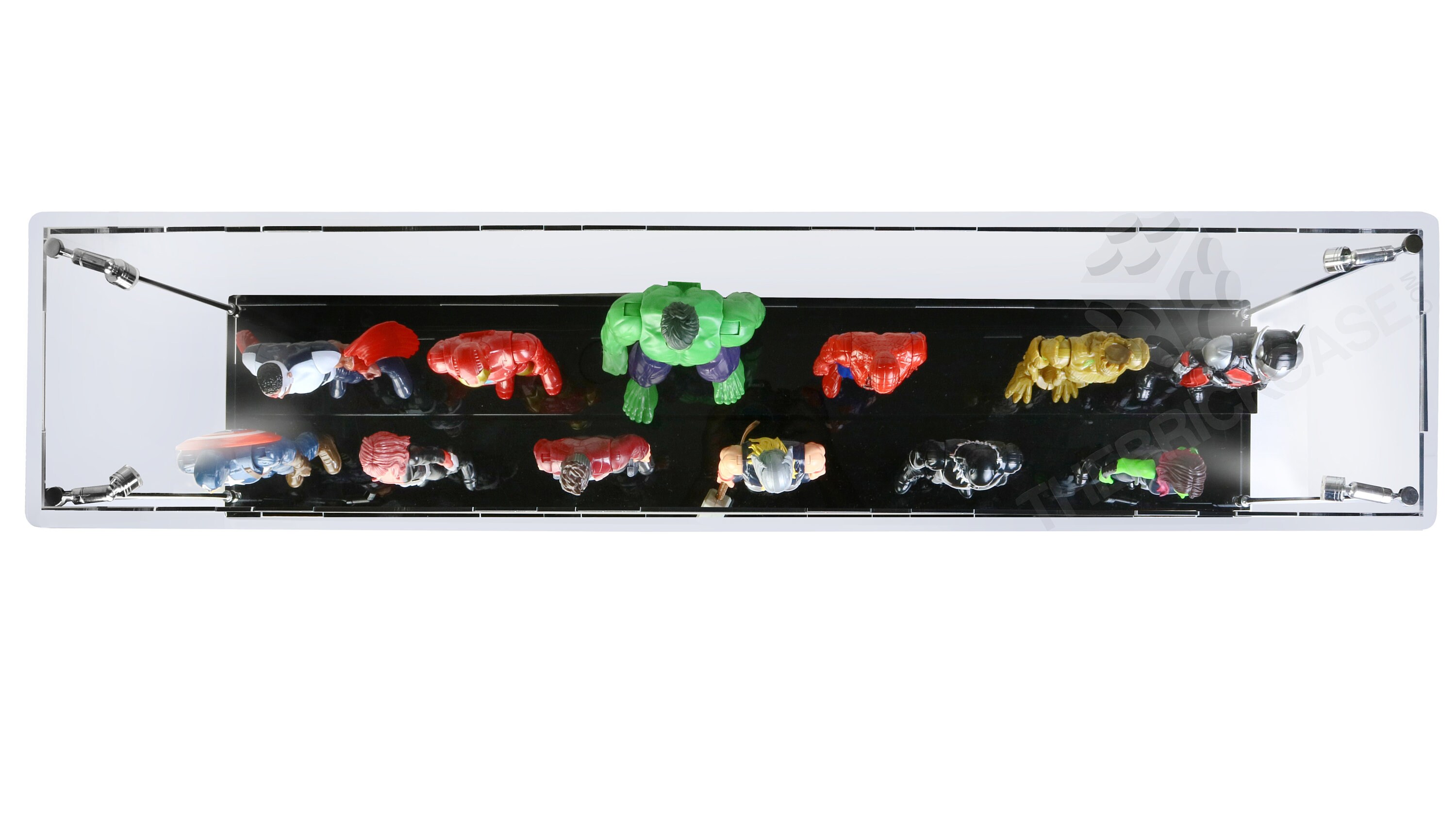 LED Lighted Display Case for Multiple 1/6 Scale Figures | Etsy