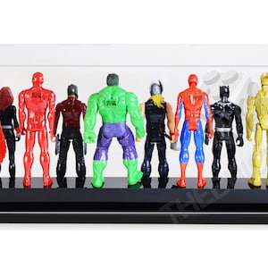 LED Lighted Display Case for Multiple 1/6 Scale Figures (display Case ...