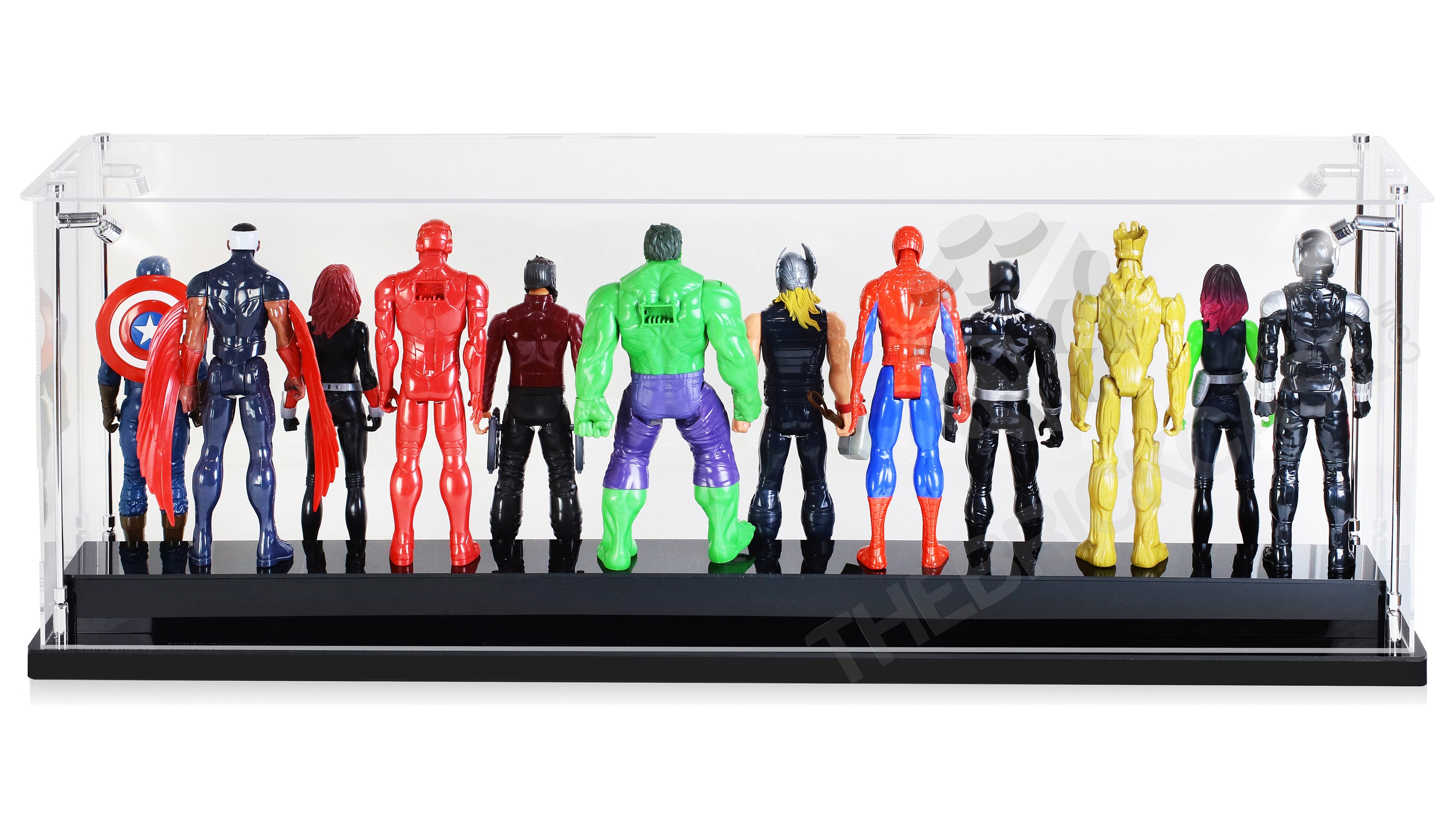 LED Lighted Display Case for Multiple 1/6 Scale Figures | Etsy