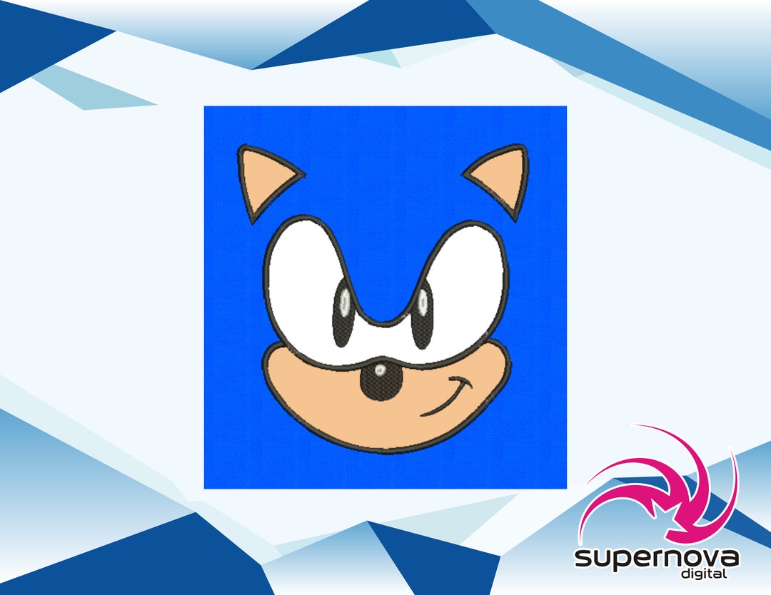 Sonic - Sega Applique. Embroidery Design Machine. Automatic Embroidery ...