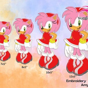 Amy Rose Applique Embroidery Design Machine. Automatic Embroidery ...