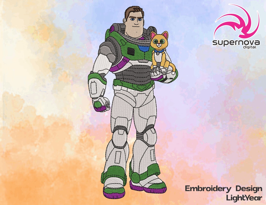 Lightyear Embroidery Design Machine. Automatic Embroidery Design - Etsy