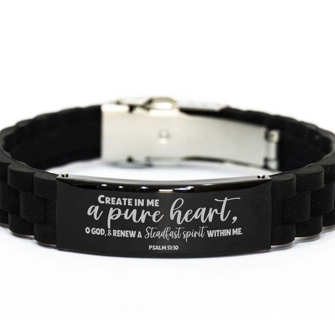 Psalm 51:10, Create in Me A Pure Heart, Scripture Shelf Sitter ...