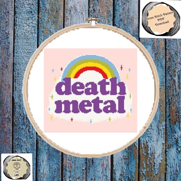 Heavy Metal Cross - Etsy