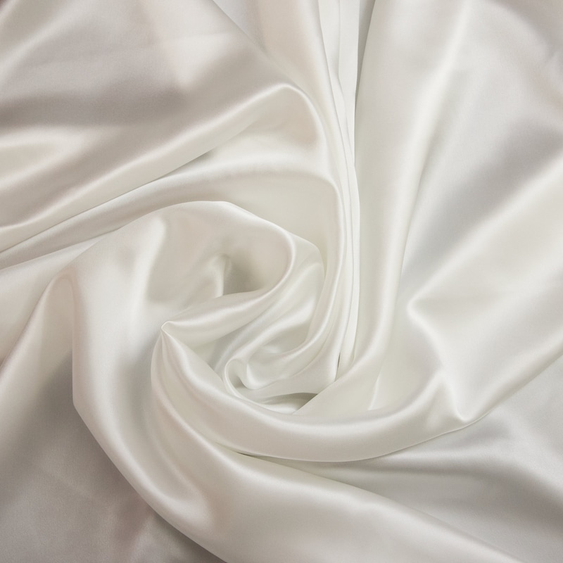 White Silk Fabric - Etsy