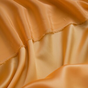 Apricot 100% Pure Mulberry Silk Fabric by the Yard 19 Momme 6A Grade - Etsy