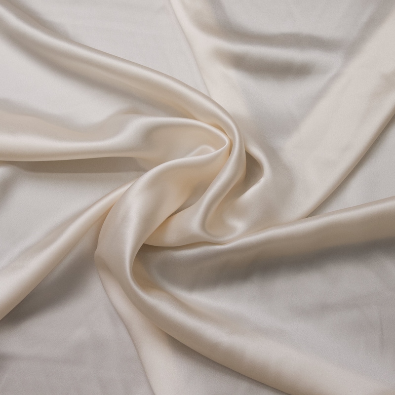 Cream Pure Silk Fabric - Etsy