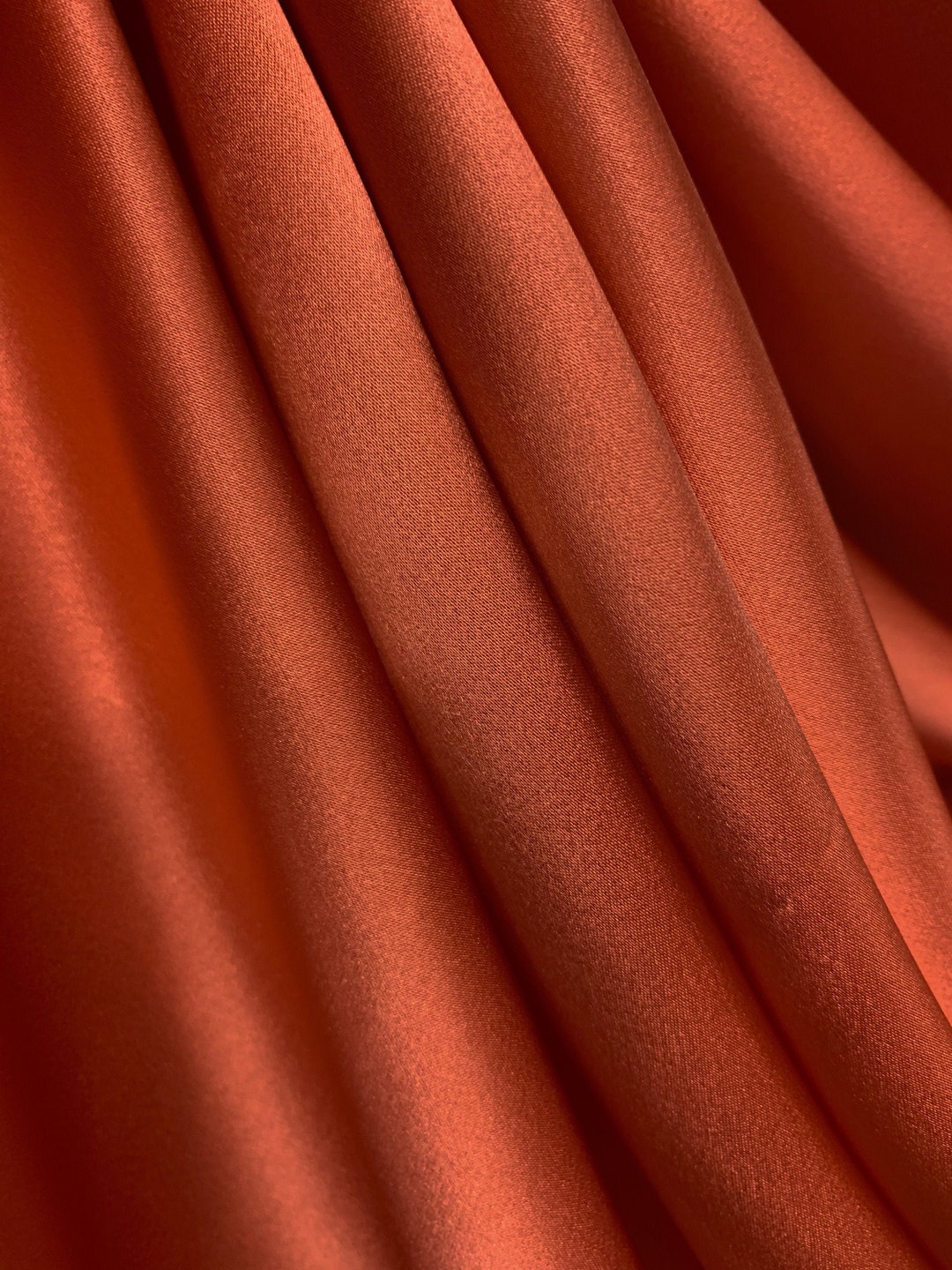 Copper 100% Pure Mulberry Silk Fabric 19 Momme Silk by the Yard - Etsy
