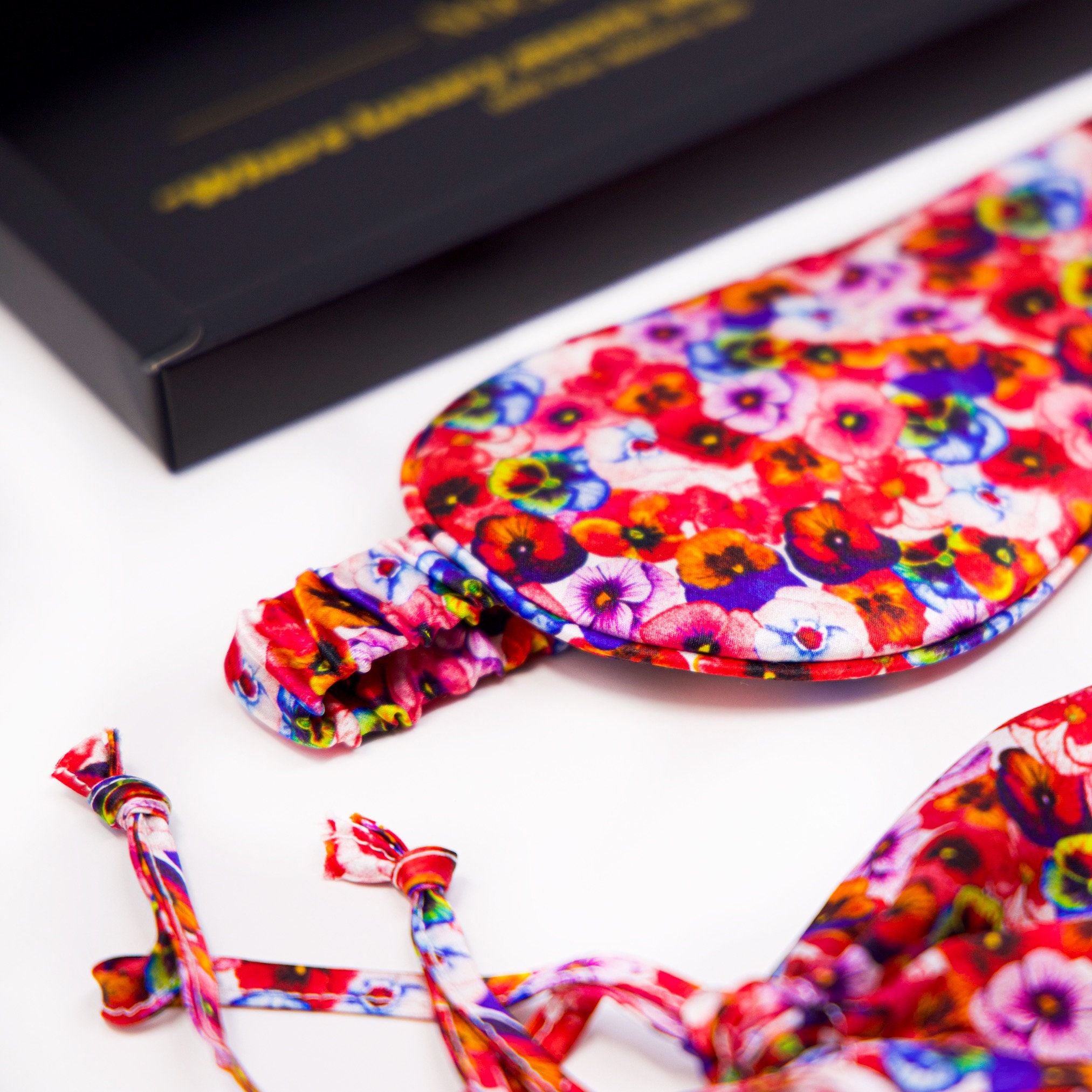 Floral 100% Mulberry Silk Eye Mask 22 Momme 6A Grade - Etsy