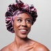 Reversible Mulberry Silk Bonnet: Rose Gold & Punch Print, Handmade - Etsy