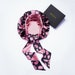 Reversible Mulberry Silk Bonnet: Rose Gold & Punch Print, Handmade - Etsy