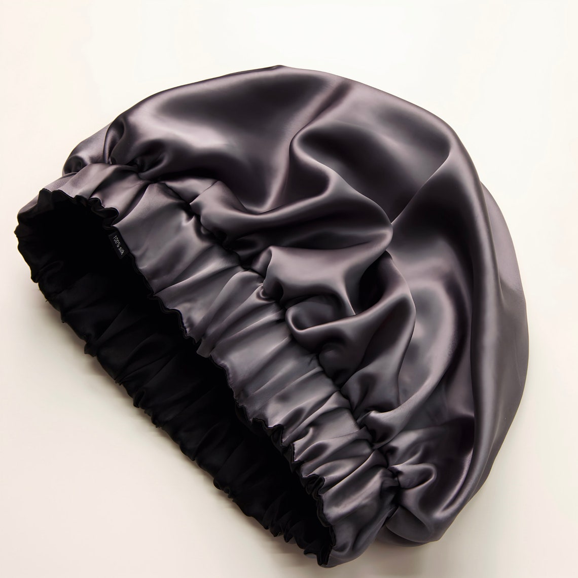 Men's Reversible Silk Sleep Cap: Double Layer Bonnet for All Hair Types ...