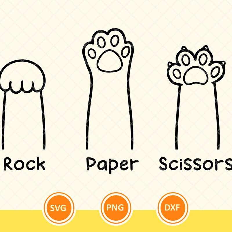 Rock Paper Scissors - Etsy