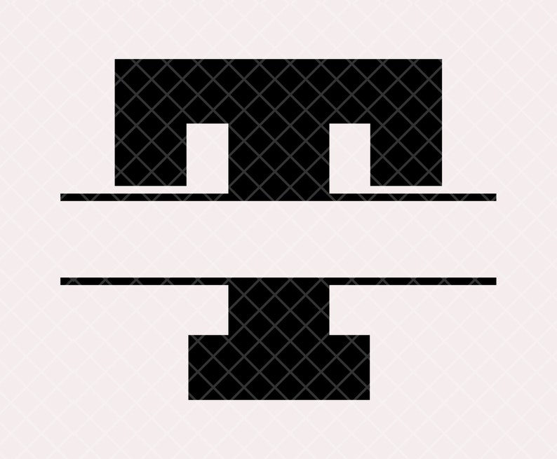 Split Monogram Svg Letter T Svg Alphabet Svg Letter Name - Etsy