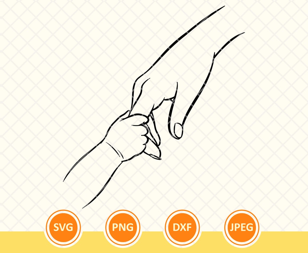Baby Holding Mother's Hand Svg, Mother and Baby Hands, Mother's Day ...