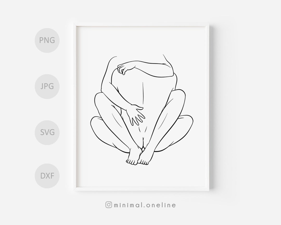 Erotic Line Art Sex Pose Svg Sex Scene Drawing Outline Sexy