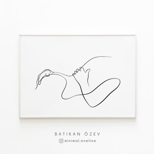 Abstract Couple Line Art Digital Print, Sex Scene Drawing, Erotic Art ...