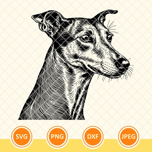 Greyhound Silhouette - Etsy