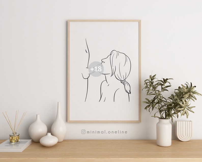 Blowjob Svg Minimal Erotik Line Art Druck Oral Sex Svg Etsy De