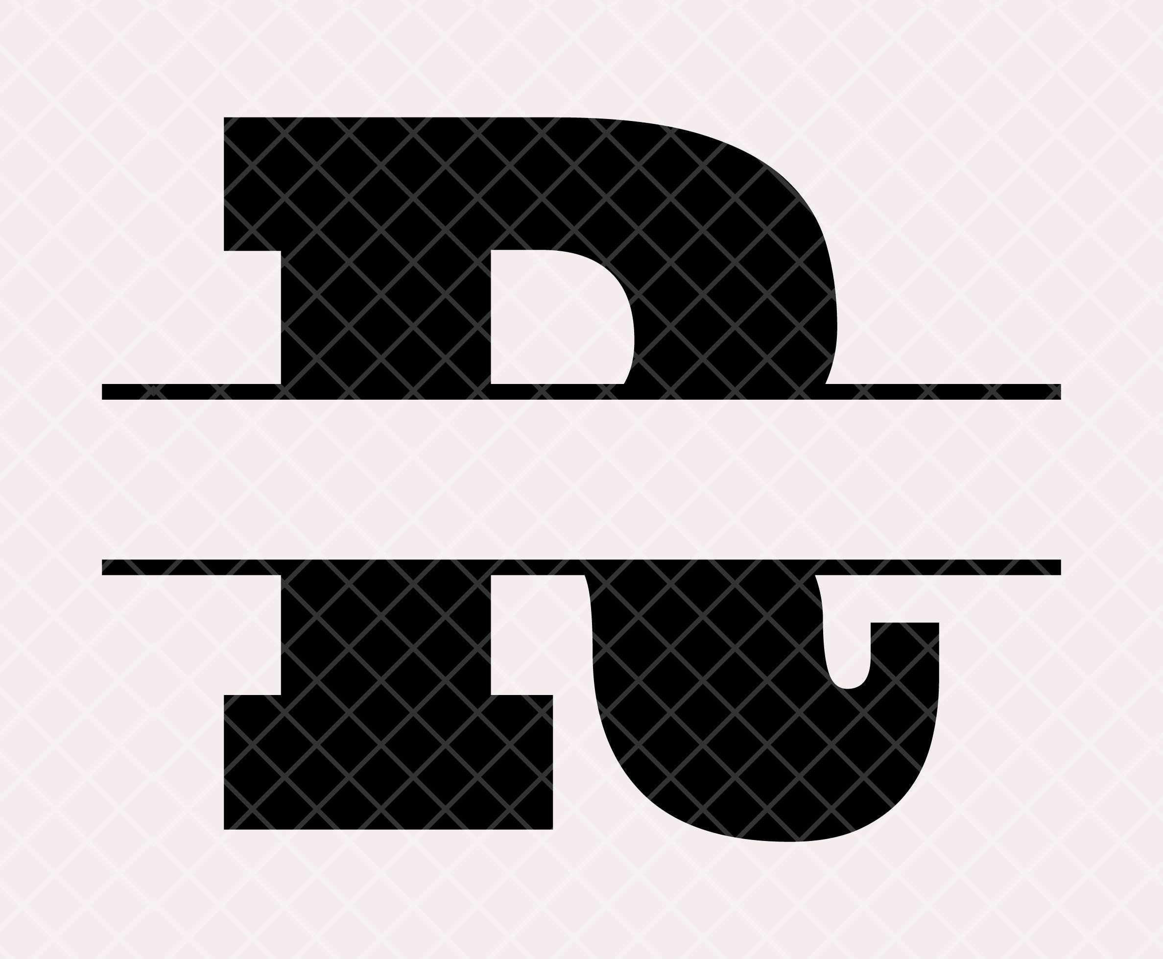Split Monogram Svg Letter R Svg Alphabet Svg Letter Name - Etsy Hong Kong
